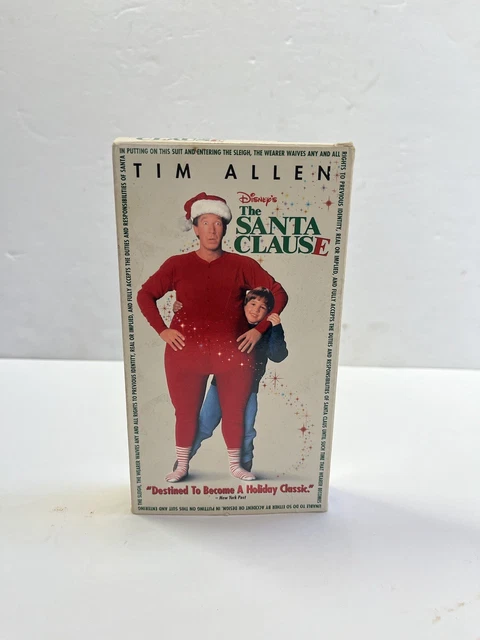 THE SANTA CLAUSE (VHS, 1998) Original Classic Family Christmas Movie ...