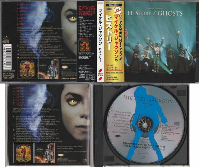 MICHAEL JACKSON HISTORY GHOSTS CD Maxi Single ESCA 6769 Collector JAPAN 1997 EUR 49,99 - PicClick FR