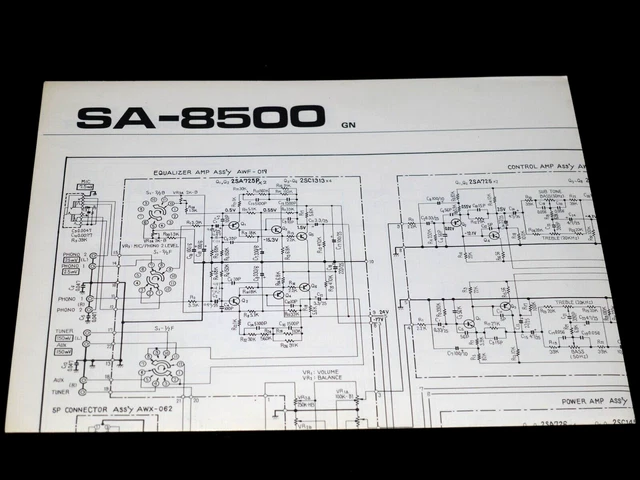 ORIGINALE MARANTZ PM-84 MK2 Mappa schematica EUR 20,90 - PicClick IT
