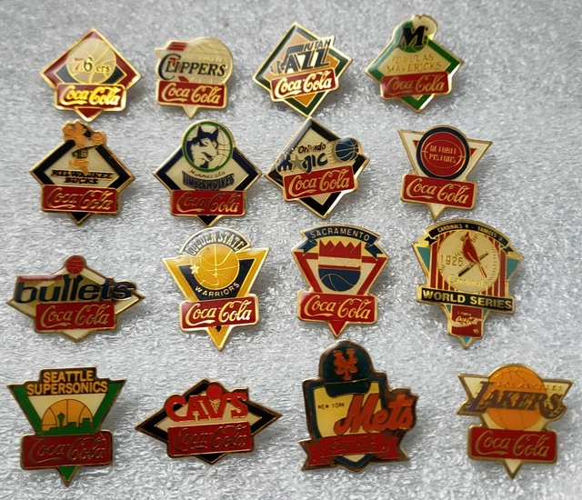 PINS COCA COLA lot de 16 pins NBA EUR 10,00 - PicClick FR