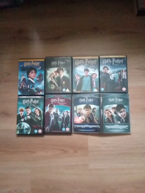 HARRY POTTER DVD series : Complete Collection Years 1-8 DVDs Full Set £4.99 - PicClick UK