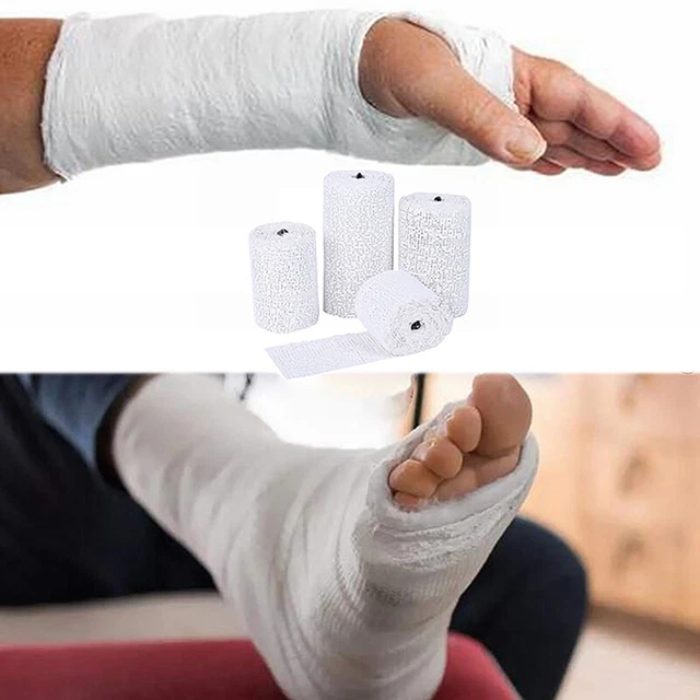 PLASTER BANDAGES CAST Orthopedic Tape Cloth Gauze Emergency Muscle T*^b ...