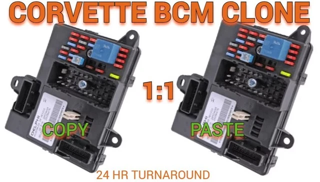CORVETTE BCM CLONE Service Body Control Module Fuse Box Programming ...