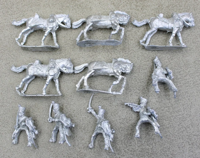 28MM NAPOLEONIC METAL French HUSSARS x5 Perry Miniatures 15118 £12.49 ...