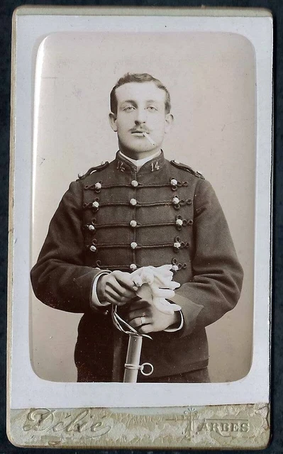 WW1- FRENCH PHOTO Cdv-Soldier Cavalry Regt With Sword EUR 5,02 ...