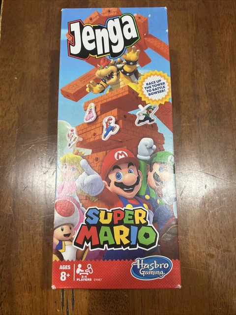 JENGA: SUPER MARIO Edition Game, Block Stacking Tower Game for Super ...