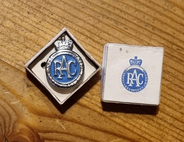 1960S RAC ROYAL Automobile Club Enamel Button Hole Enamel Badge In ...