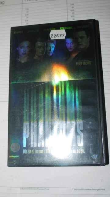 PHANTOMS VHS VIDEO Kassette EUR 1,00 - PicClick FR
