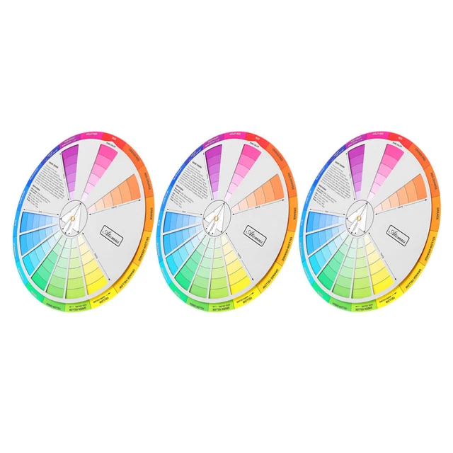 5 COUNT PAPER Color Palette Wheel Chart Wheels for The Artist £24.58 ...