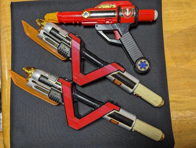 POWER RANGERS LIGHTSPEED Rescue GoGoFive Morpher Lancer Gun Weapon 3p ...