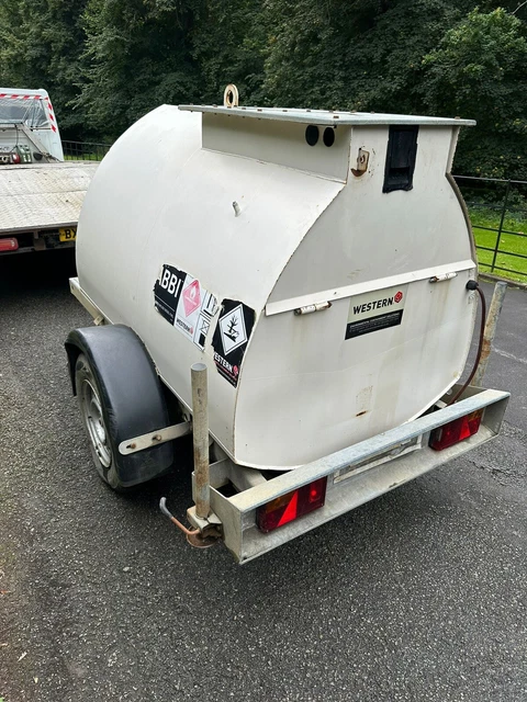 TOWABLE WESTERN 1000L Fuel Bowser Diesel Tow Behind Conquip £1,500.00 ...