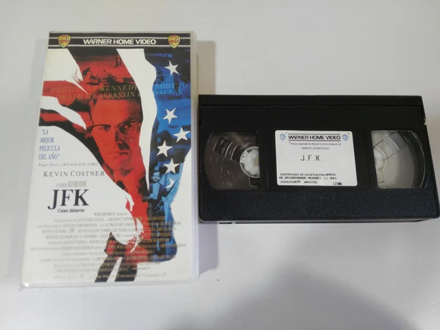 JFK OPEN CASE Oliver Stone Kevin Costner Vhs Tape Castilian £18.56 ...