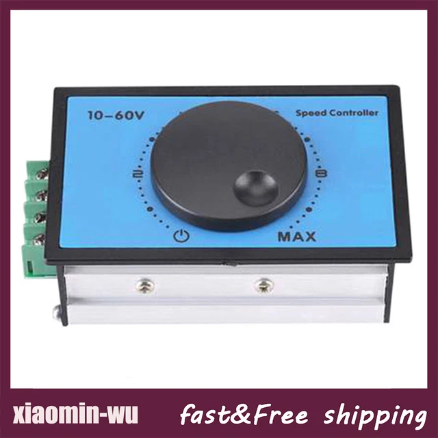 DC 10V-60V 12V 18V 24V 48V 20A PWM DC Motor Speed Controller Switch ...