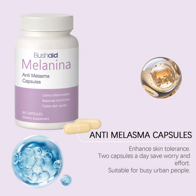 ANTI MELASMA CAPSULES - Balances Hormones Fades Dark Spots 60 Caps £13. ...