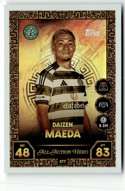 TOPPS MATCH ATTAX CL 2025-26 No. 377 Daizen Maeda All-Action Hero EUR 1,99 - PicClick DE