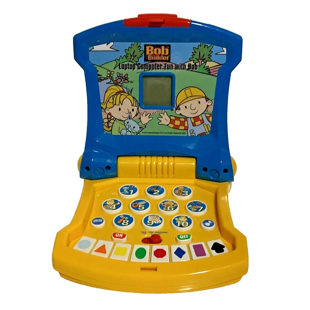 BOB THE BUILDER Laptop Computer Fun with Bob Educational Toy Tiger 2001 ...