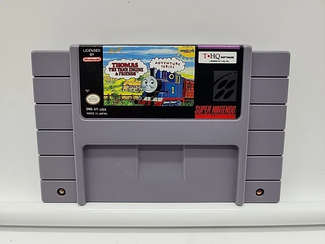 THOMAS THE TANK Engine Friends SNES Super Nintendo Entertainment System ...