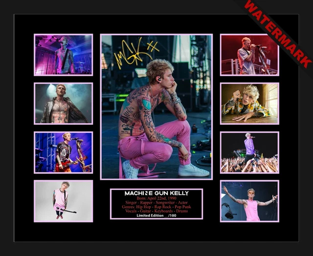 MACHINE GUN KELLY Born With Horns Limited Edition Signed Framed ...