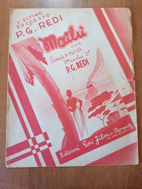 SCORE NISA / REDI - MAILU' / MAILù slow 1939 $11.98 - PicClick CA