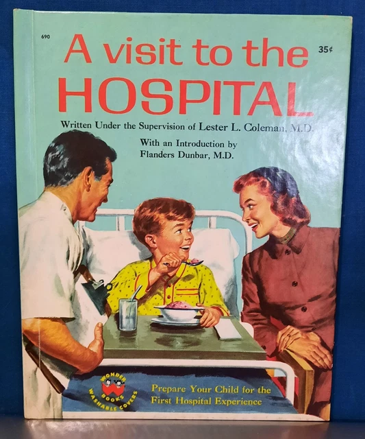 A VISIT TO the Hospital by Francine Chase 1958 Wonder Books children's ...