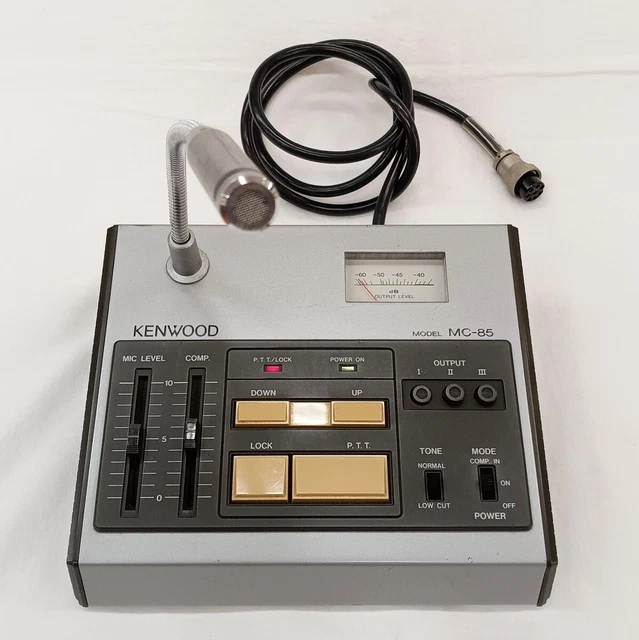 KENWOOD MC-85 STAND Microphone Operation not confirmed test working ...