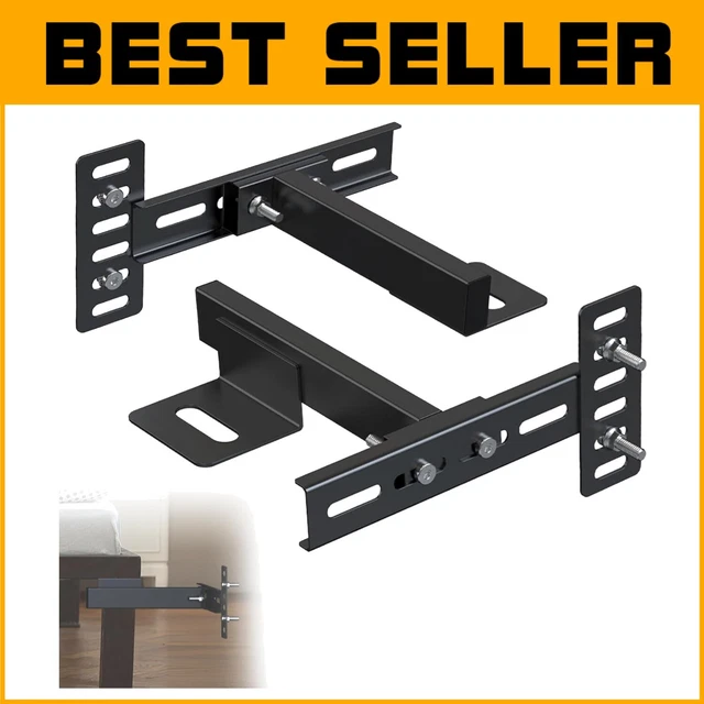 CUSTOMIZABLE ADJUSTABLE BED Brackets for Twin/Full/Queen/King Frames in ...