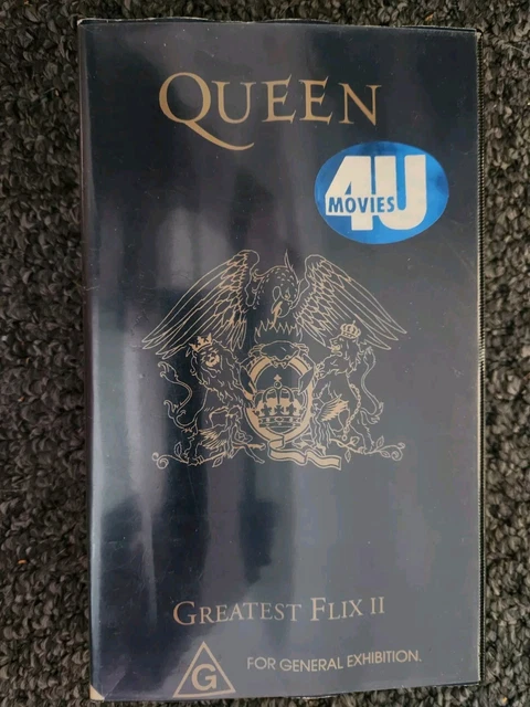 QUEEN GREATEST FLIX vol 2 VHS video tape , FREE Bubble wrap POSTAGE ...