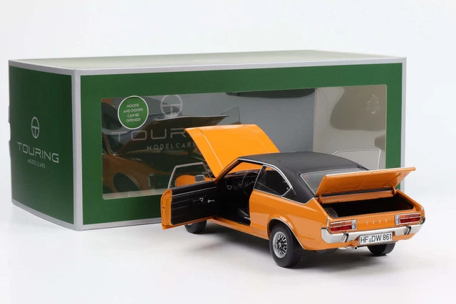 1:18 TOURING MODELCARS Ford Granada Consul Coupé GT 2.3 signal orange ...