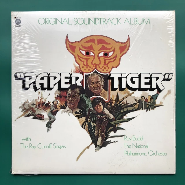 ROY BUDD PAPER TIGER Film Soundtrack LP David Niven Toshiro Mifune ...