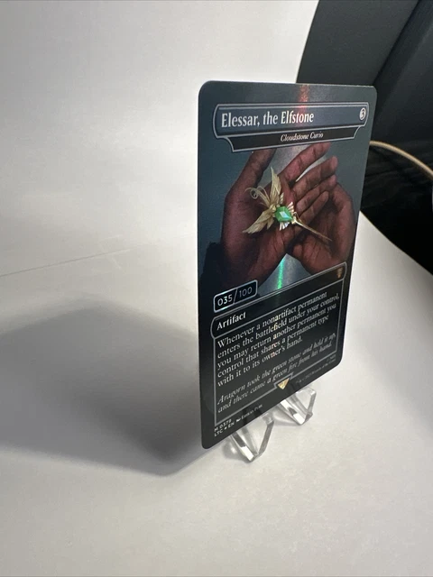 FEUILLE SÉRIALISÉE ELESSAR the Elfstone (Cloudstone Curio) #35/100 EUR ...