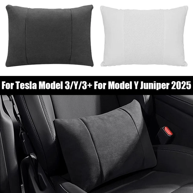 FOR TESLAMODEL 3/Y/3+ For Model Y Juniper 2025 Car Lumbar Support Suede ...