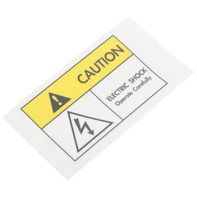 ELECTRIC SHOCK WARNING Sign Stickers Label Industrial-warning-signs £4. ...