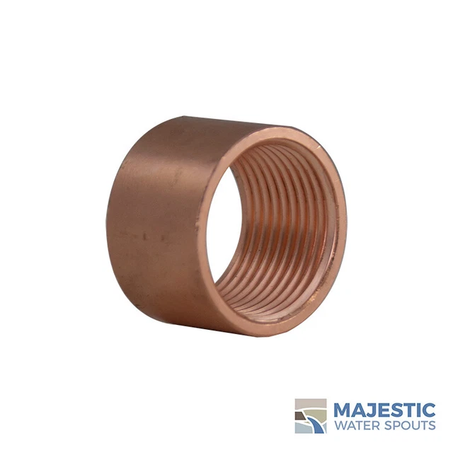 COPPER 1& NPT Threaded Pipe Weld On Bung Half Coupling Fitting CU £12. ...