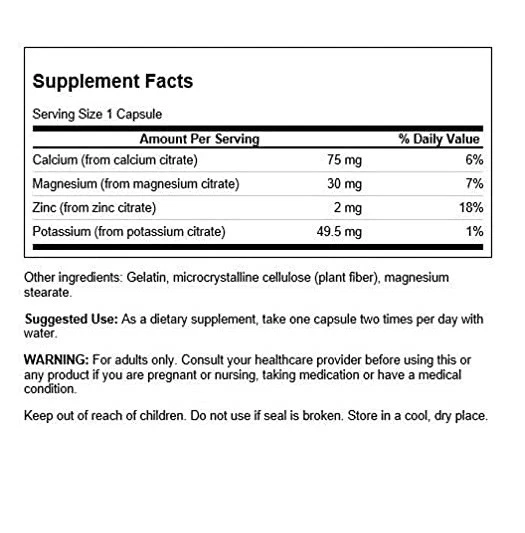 SWANSON MULTI MINERAL Citrate Complex 60 Capsules £12.30 - PicClick UK