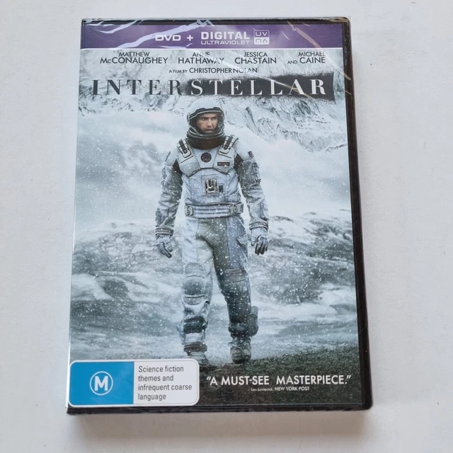 INTERSTELLAR (DVD 2014) PAL Region 4 (Matthew McConaughey, Anne ...
