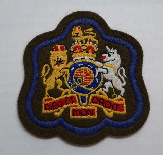 RSM BLASON BRAS Patch Bleu Bordure Re Signals Reme Sergent Majeur ...
