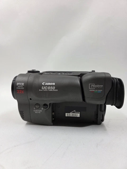 CANON UC850 8MM Video Camcorder 22x Optical Zoom Image Stabilizer T2540 U16 £24.99 - PicClick UK