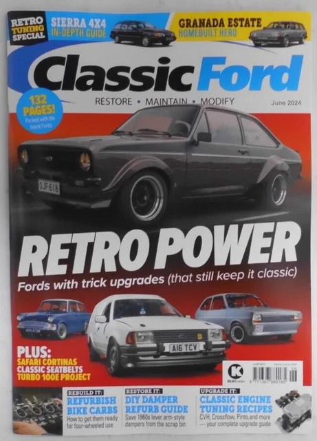 CLASSIC FORD MAGAZINE June 2024 Retro Power, Trick upgrades, Safari ...