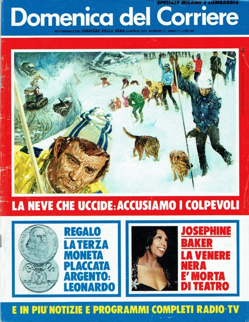 1975/17=JOSEPHINE BAKER=STRAMILANO=MISTY ROWE=ELISABETH Kubler Ross ...