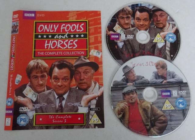 ONLY FOOLS AND Horses - Series 3 - Complete (DVD, 2001) NO CASE £3.50 ...