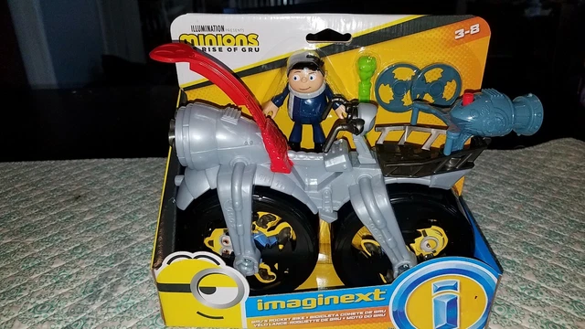 MINIONS THE RISE Of Gru Movie GRU'S ROCKET BIKE & Mini Figure IMAGINEXT ...
