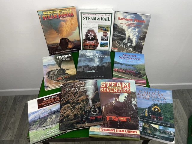 10 X STEAM Train Books, Railway Journeys, History Books £15.00 ...