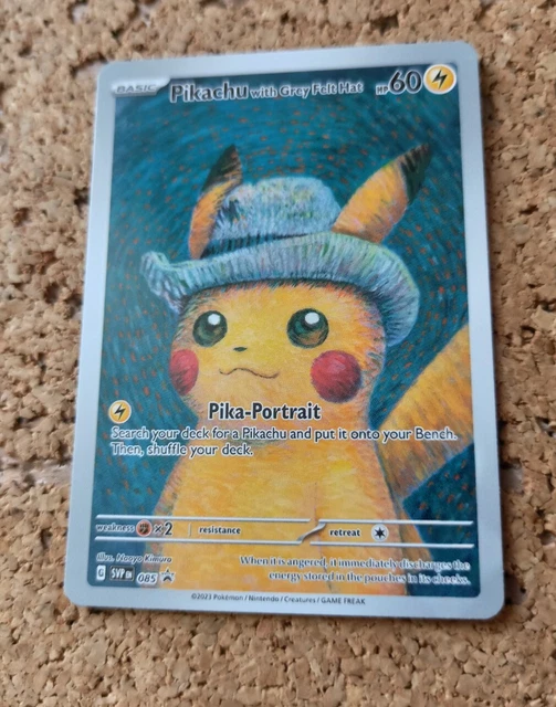 POKEMON VAN GOGH Pikachu Carte Card Fait Main Artisanale Art New Mint ...