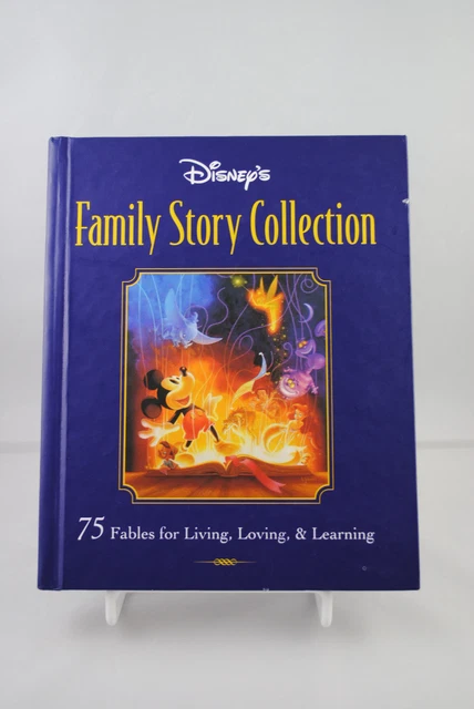 DISNEYS FAMILY STORY Collection Book 75 Fables Little Mermaid Lion King ...