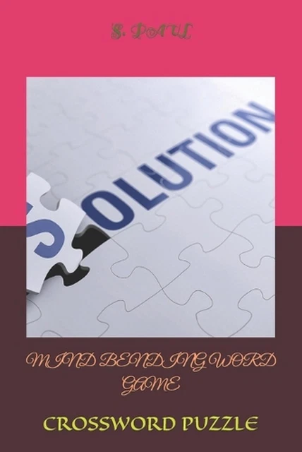 MIND BENDING WORD Game: Crossword Puzzle by S. Paul Paperback Book EUR ...