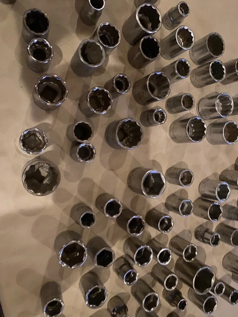 CRAFTSMAN USA 3/8" Dr - SAE and metric shallow socket 6, 8, and 12 ...