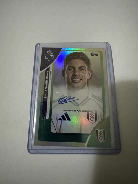 2025-26 TOPPS PREMIER League Emile Smith Rowe Base Auto $15.00 ...