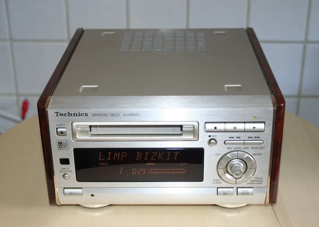 TECHNICS SJ-HD501 LETTORE/REGISTRATORE minidisc - include telecomando ...