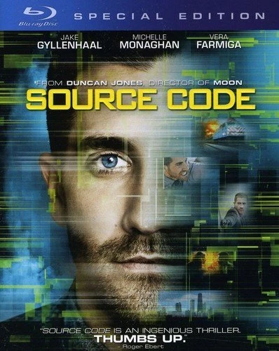 SOURCE CODE (BLU-RAY) Jake Gyllenhaal Michelle Monaghan Vera Farmiga ...