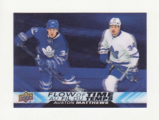 2022-23 UD TIM Hortons Auston Matthews Flow of Time Insert # NT-11 (22 ...